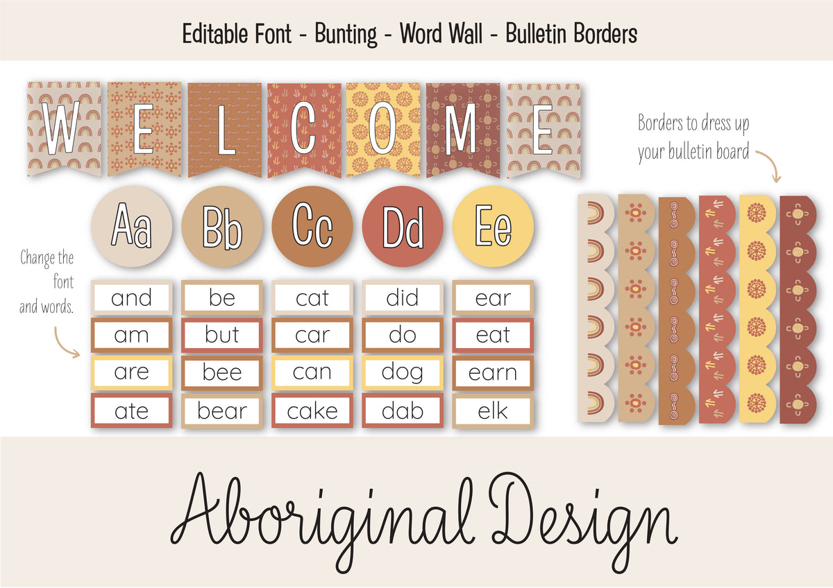 INDIGENOUS STYLE COMPLETE CLASSROOM DECOR PACK – Whimsy Printables Shop