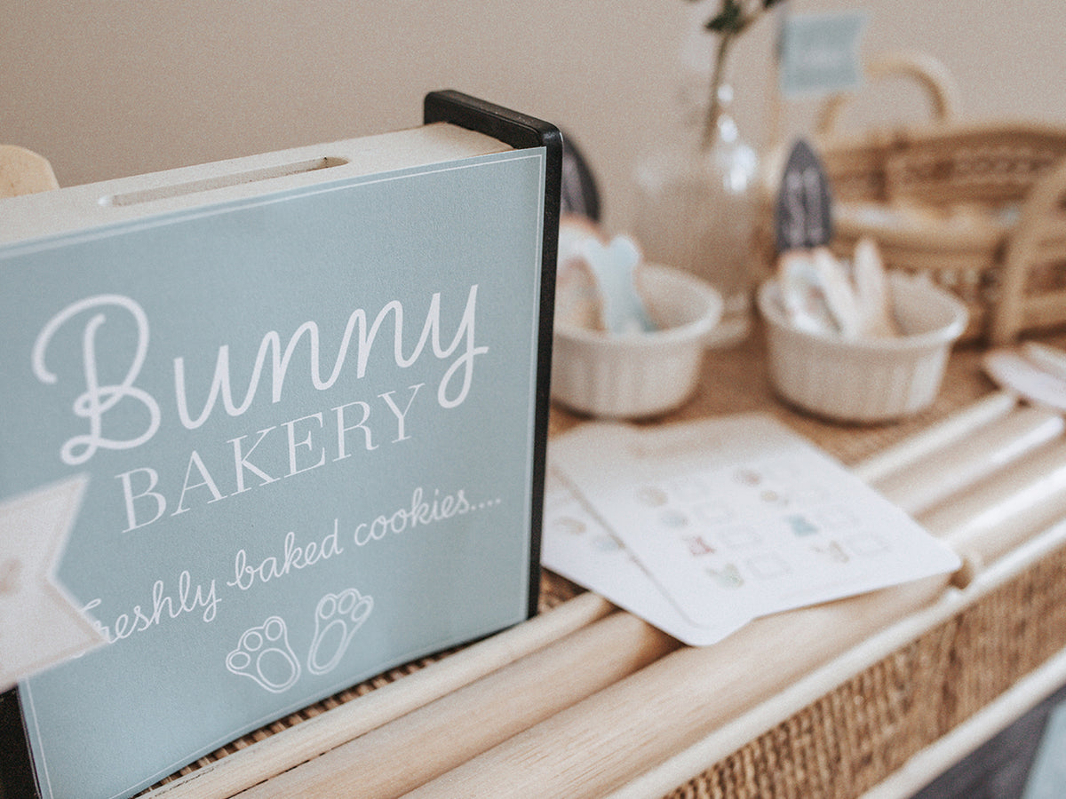 BUNNY BAKERY DRAMATIC PLAY SET – Whimsy Printables Shop