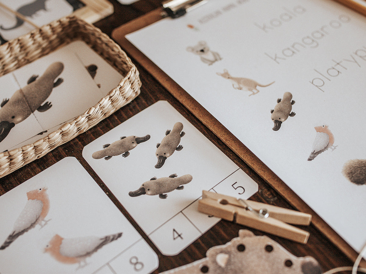 AUSTRALIAN ANIMAL MORNING BASKET – Whimsy Printables Shop