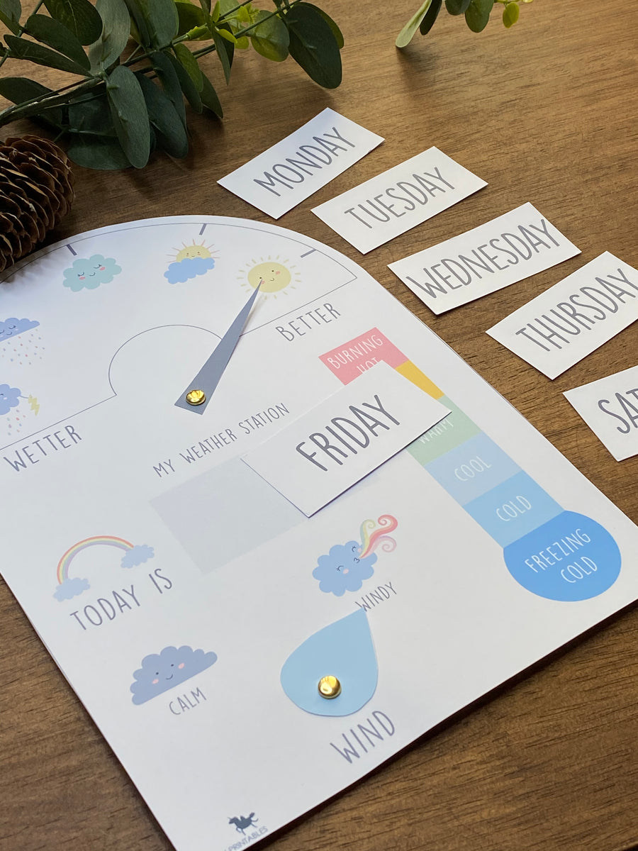 WEATHER STATION – Whimsy Printables Shop