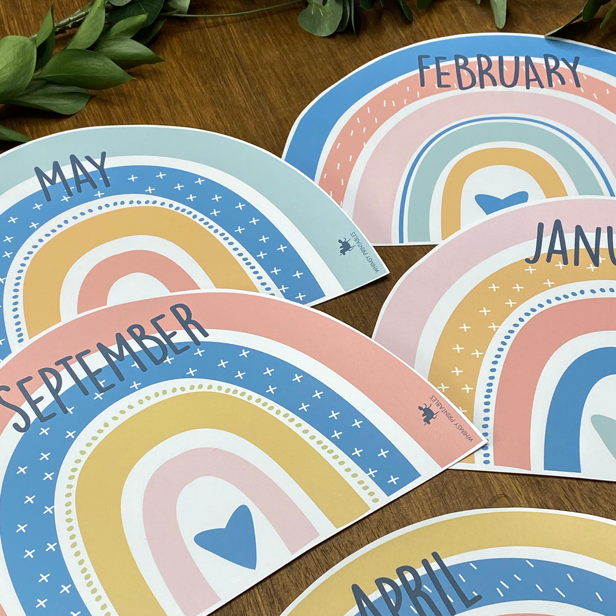 BOHO RAINBOW BIRTHDAY DISPLAY – Whimsy Printables Shop