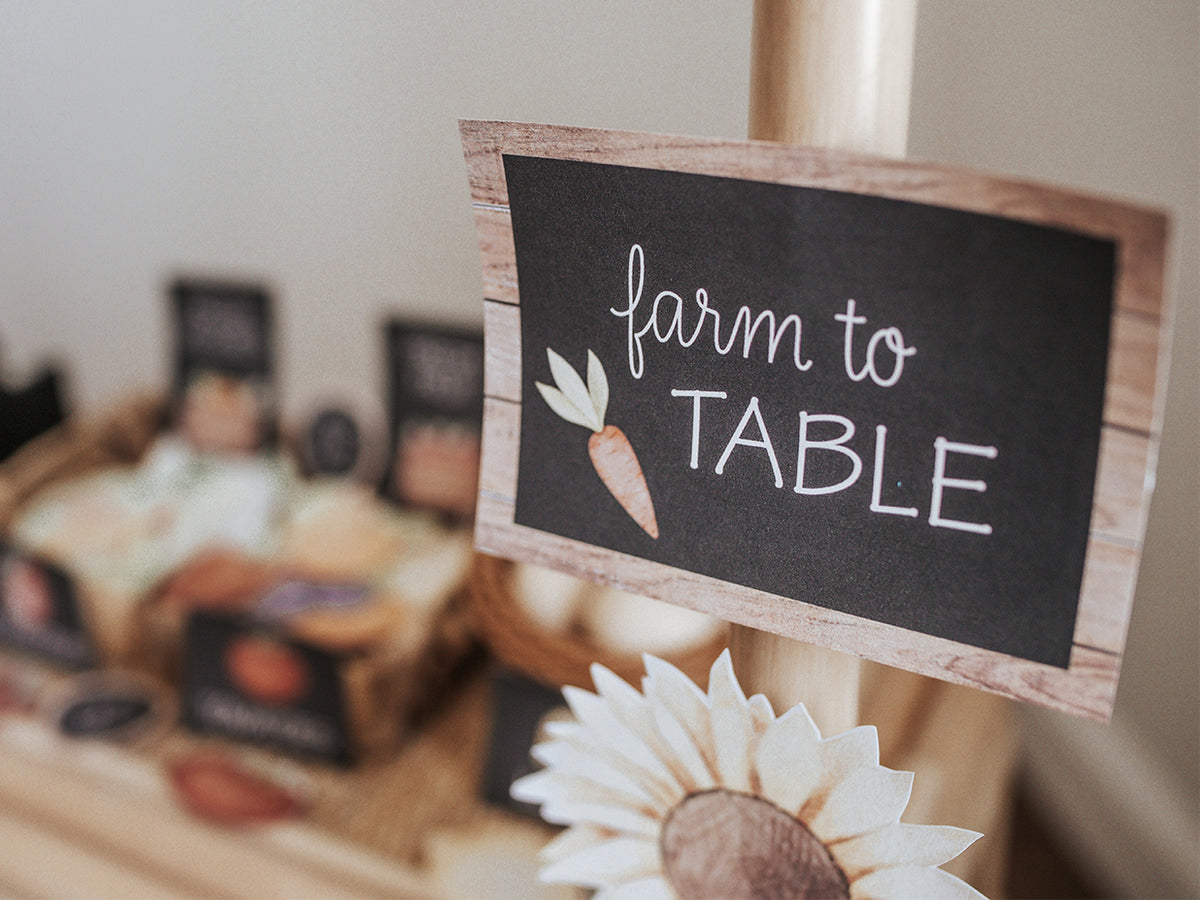 FARMERS MARKET DRAMATIC PLAY SET – Whimsy Printables Shop