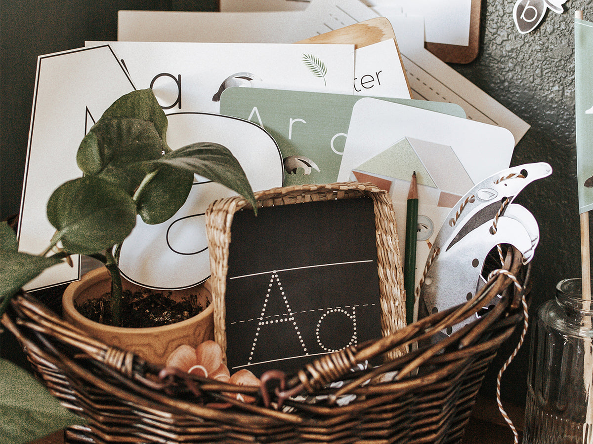 LETTER BASKETS – Whimsy Printables Shop