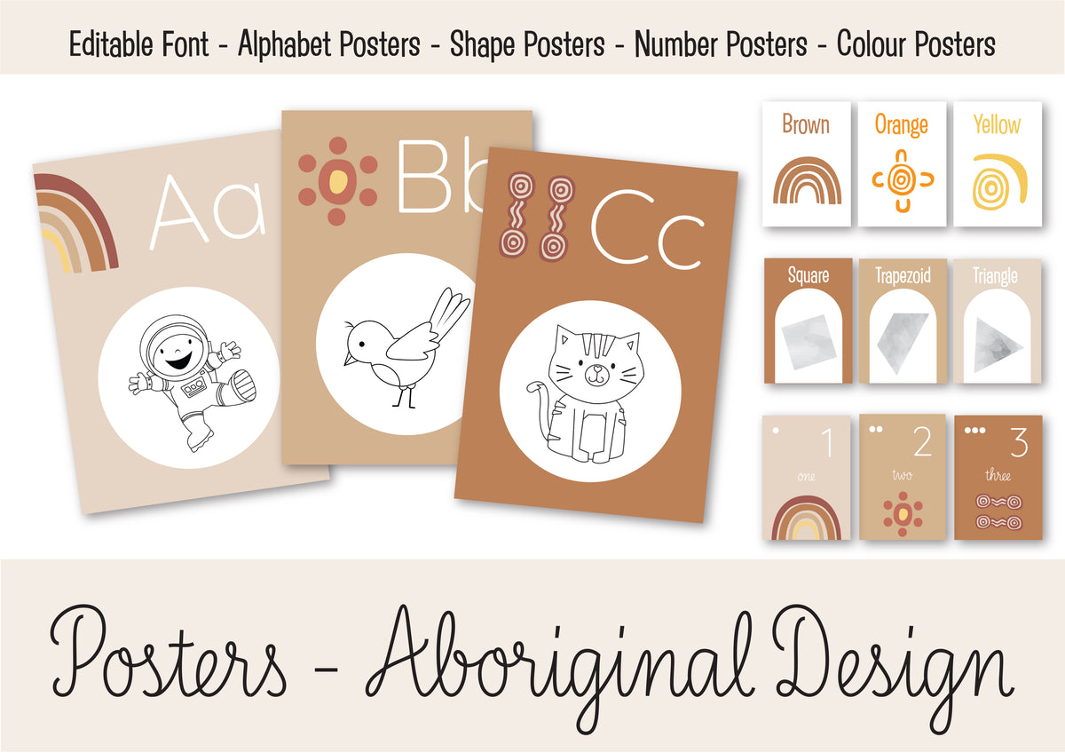 INDIGENOUS STYLE COMPLETE CLASSROOM DECOR PACK – Whimsy Printables Shop