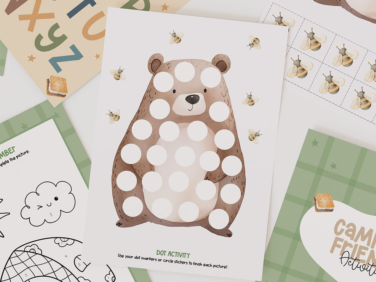 CAMPING ACTIVITY PACK – Whimsy Printables Shop