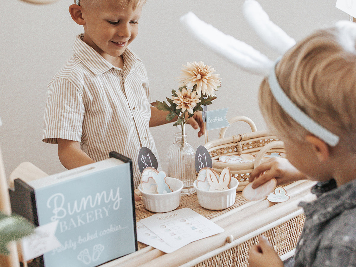 BUNNY BAKERY DRAMATIC PLAY SET – Whimsy Printables Shop