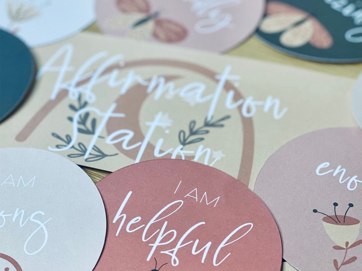 AFFIRMATION STATION - BOHO BUTTERFLY – Whimsy Printables Shop